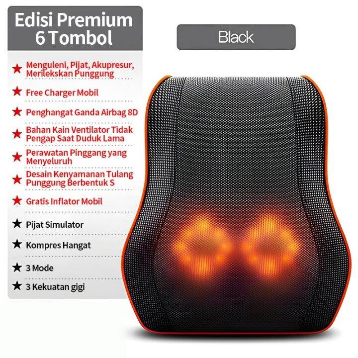 Bantal Pijat Y168 bahu dan tulang belakang leher multifungsi / bantal pijat // BlessS | Lazada ...