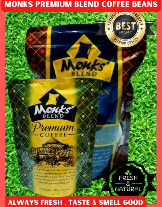 Coffee, Monks Blend Premium Whole Bean Roasted Coffee 500 grams ...