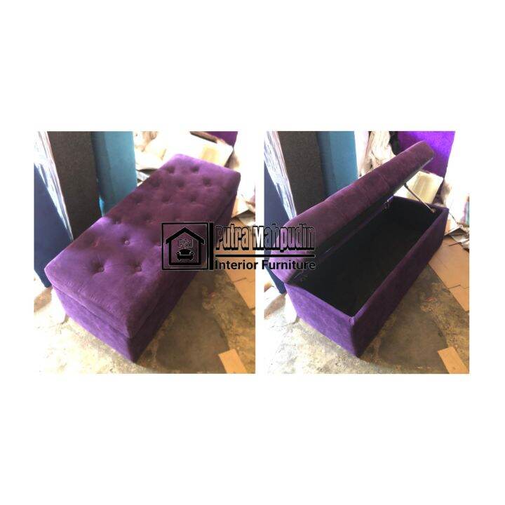 Sofa box storage penyimpanan bench panjang minimalis aesthetic ...