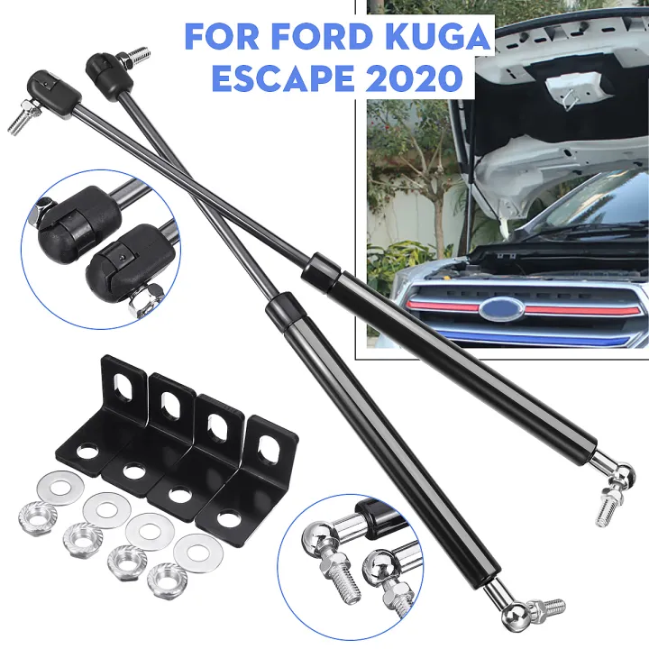2PCS Front Bonnet Front Engine Hood Support Rod Lift Gas Strut Bars ...