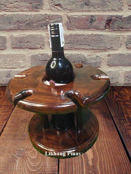 Wine Rack magkuno wood round | Lazada PH