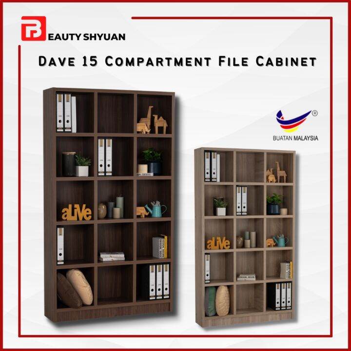 DAVE 15 Compartment File Cabinet Filing Cabinet Display Cabinet Display ...