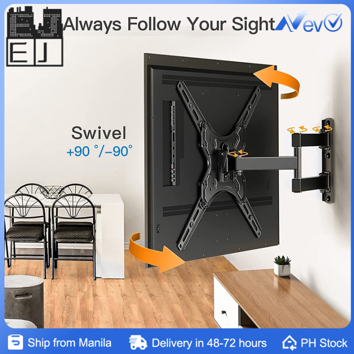 14-55 Inch Retractable TV Stand Wall Bracket Wall Mount Stand ...