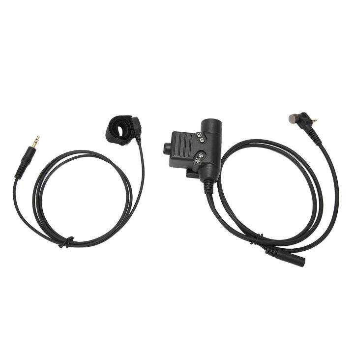 U94 PTT Adapter Push To Talk Connector 2 Way วิทยุไมโครโฟนมือถือหูฟังอะ ...