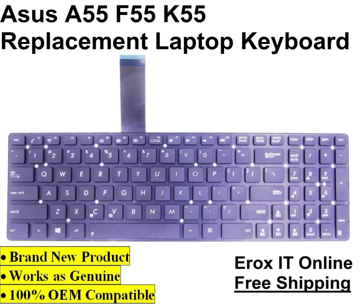 Asus A55DE A55DR A55N A55VJ A55VS A55XI A55V A55 A55A Series 9J.N2J82 ...