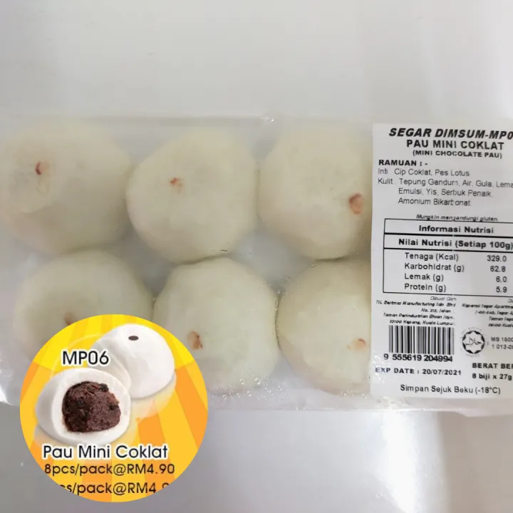 MP06 Pau Mini Coklat (8pcs) | Lazada
