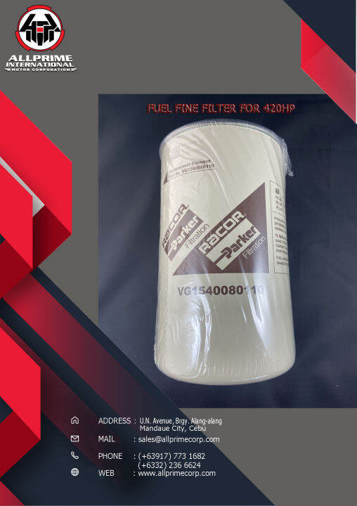 ORIGINAL SINOTRUK HOWO FUEL FINE FILTER | Lazada PH