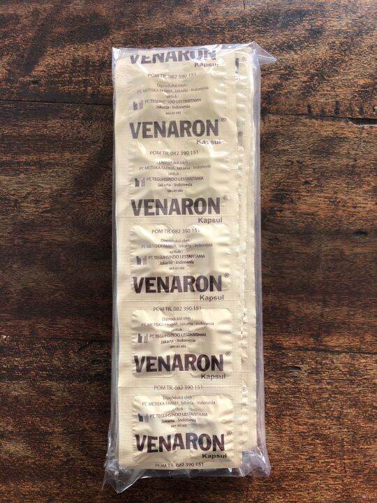 Venaron Obat Wasir Box 300mg Strip isi 10 Kapsul | Lazada Indonesia