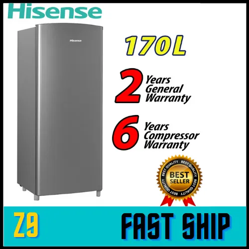 HISENSE RR197D4AGN RR197 170L SINGLE DOOR FRIDGE | Lazada