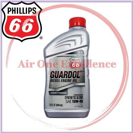 PHILLIPS 66 GUARDOL ECT SAE 15W-40 Semi Synthetic Blend API CK-4 Liquid ...
