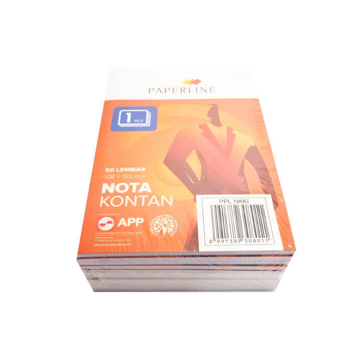 Buku Nota Besar Kontan NCR 1 Ply Paperline Rangkap Satu Besar 16x21cm ...
