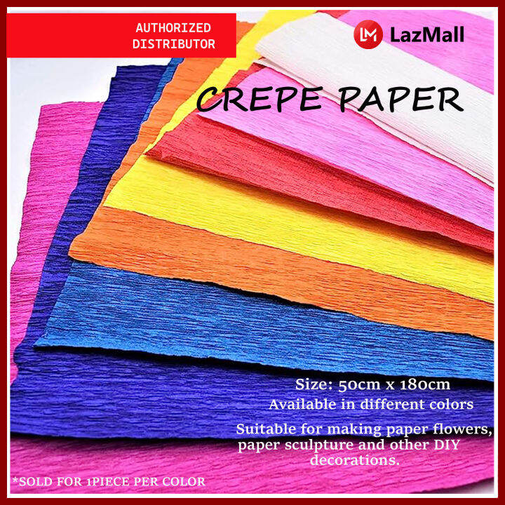 1 Piece Crumpled Crepe Paper Size 50cm x 180cm | Lazada PH