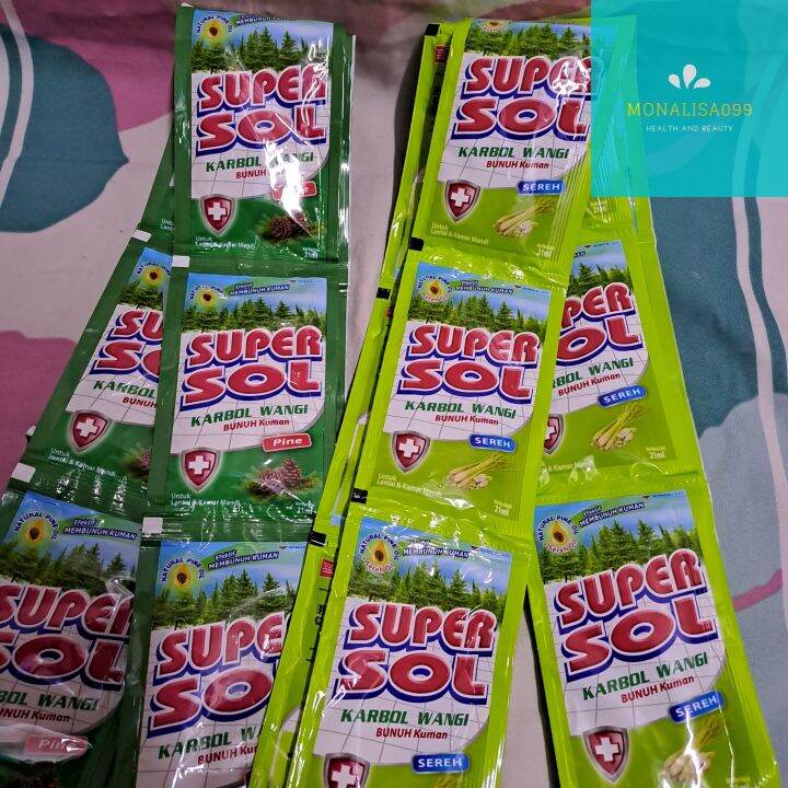 Pembersih Lantai Murah Supersol/Supersol Karbol Wangi Sachet 23ml X12 ...