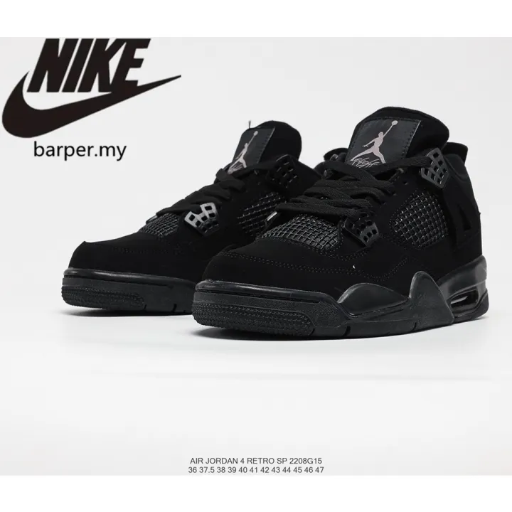 (BER) 4 Aj4รุ่นกลางตัดย้อนยุคกีฬาวัฒนธรรมรองเท้าบาสเก็ตบอล | Lazada.co.th