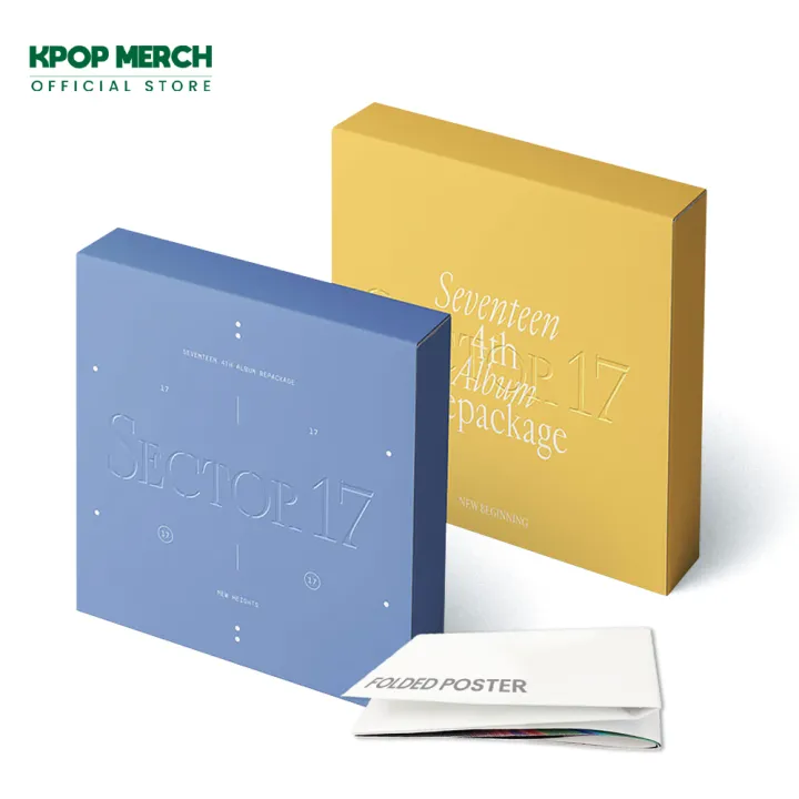SEVENTEEN - 4th Album Repackage SECTOR 17 + Folded Poster | Lazada.co.th