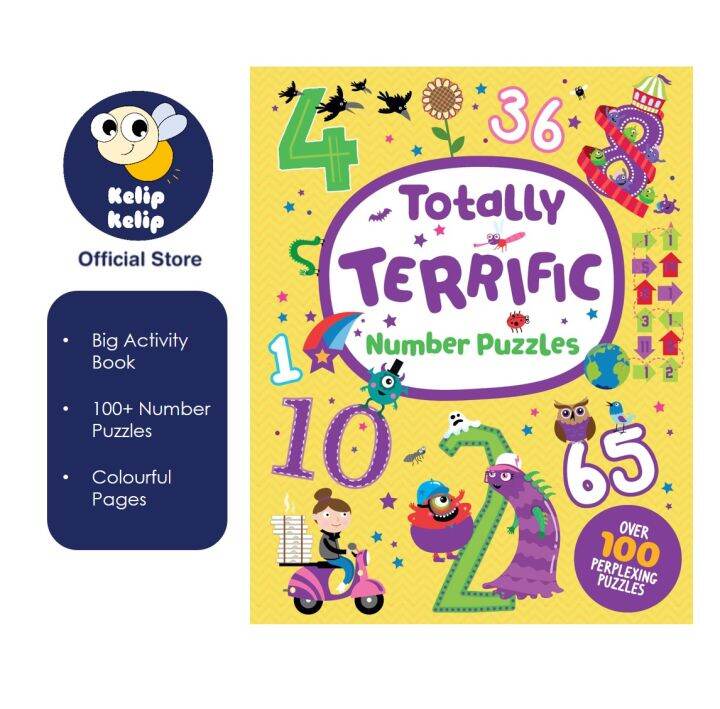 Totally Terrific Numbers Big Activity Book with 128 Pages For Kids To ...