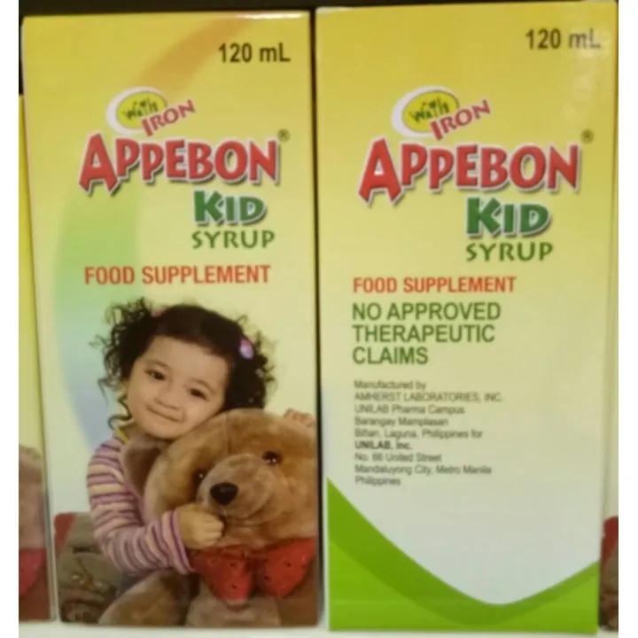 Appebon Kid Syrup with Iron Food Supplement 120mL | Lazada PH