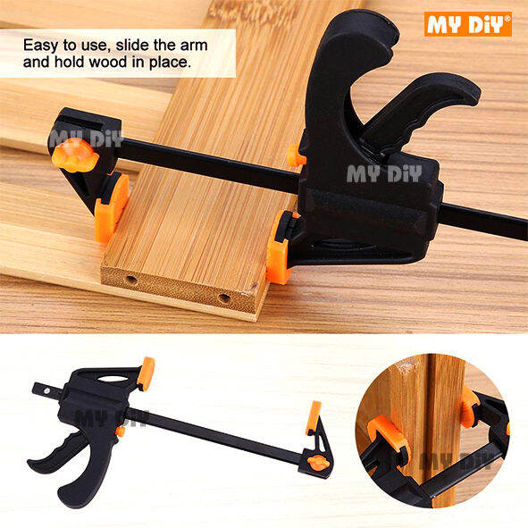 MYDIYHOMEDEPOT - Woodworking F Clamp Quick Release Wood Working Bar F ...