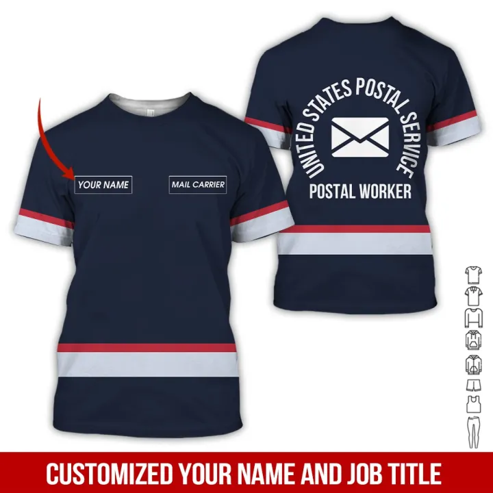 Personalized Name USPS 3D All Over Printed Clothes NT926 | Lazada PH