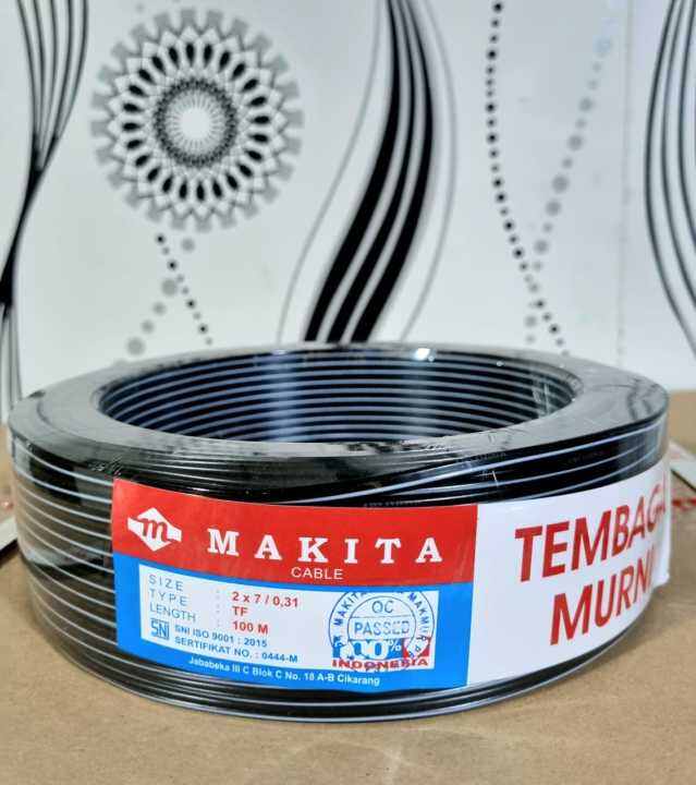 Kabel Walet Makita 2x7/0.31 Kabel Twin Flat (TF) Makita 2x7 (0,31 ...