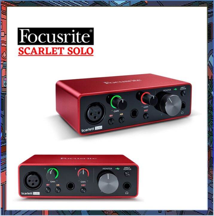 Focusrite Scarlett Solo USB Audio Interface | Lazada Indonesia