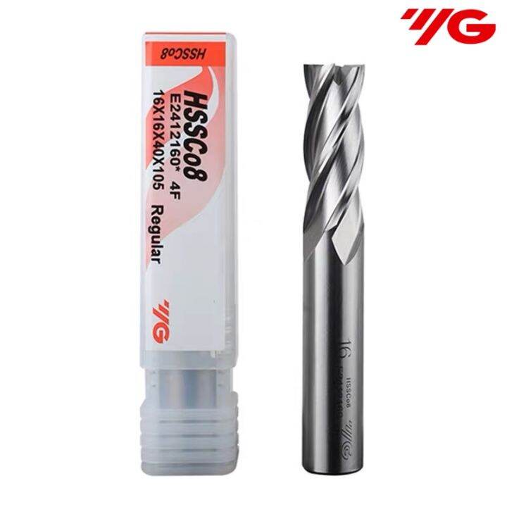 ดอกเอ็นมิล ไฮสปีด 4ฟัน Endmill HSS Co8 ยี่ห้อ YG | Lazada.co.th