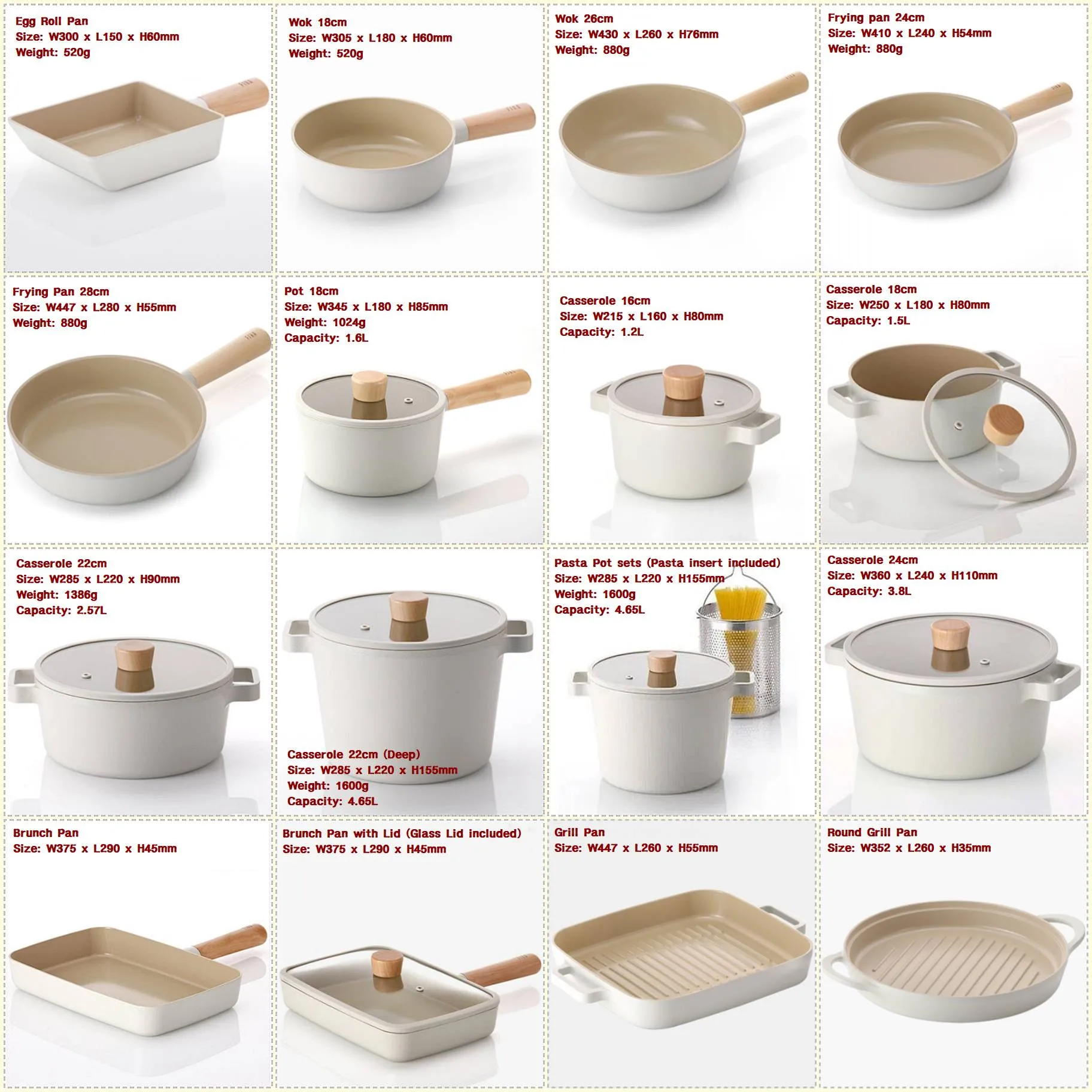 [Made in Korea] Neoflam Fika Frying Pan Wok Pan Pot Casserole Non-Stick Cookware IH (Induction ...