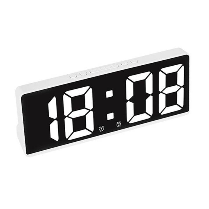 Digital Alarm Clock Simple LED Clock Large Screen Digital Clock Bedroom ...