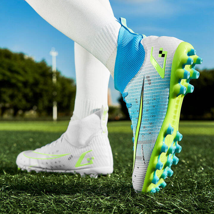 รองเท้าบูทรองเท้าฟุตบอลชาย Tiempo Legend 9FG รองเท้าฟุตบอลมีปุ่ม35-46 ...