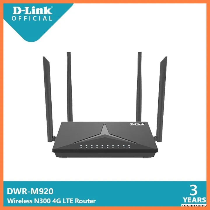 โปรโมชั่นสุดคุ้ม โค้งสุดท้าย D-Link DWR-M920 เร้าเตอร์ใส่ซิม 4G 300Mbps ...