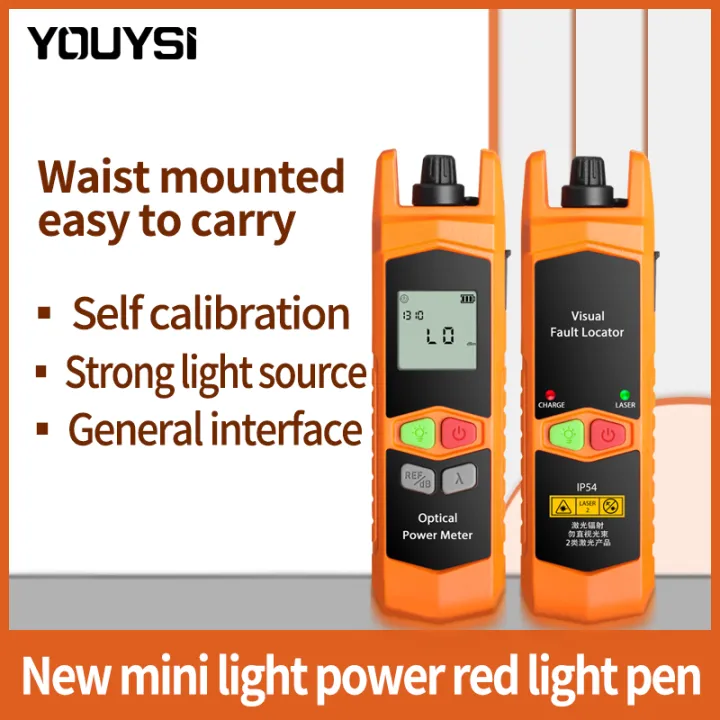 YOUYSI New Mini Optical Power Meter Red Light Pen With 10MV 20W 30MW ...