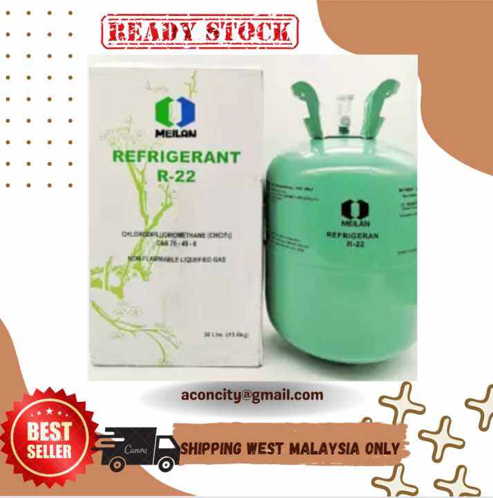 MEILAN R22 REFRIGERANT GAS (Net Weight 13.6kg) | Lazada