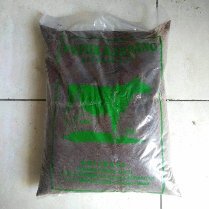 Pupuk Kandang, Pupuk Sapi, Pupuk Alami Organik, Repack 1 Kg | Lazada ...
