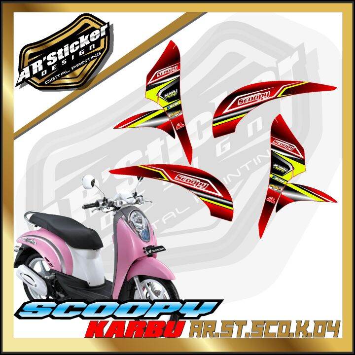 Sticker Striping Scoopy 2010 2011,2012 - Stiker Motor Honda SCOOPY ...