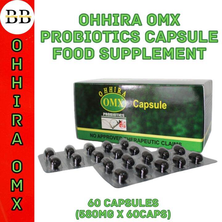 Ohhira Omx Probiotics Food Supplement Capsule (60 Per Box & Sold Per Piece) - On hand - COD ...