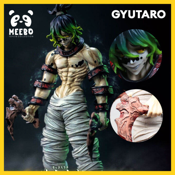 MEEBO Anime Action Figure: Demon Slayer Gyutaro Kimetsu no Yaiba Twelve ...