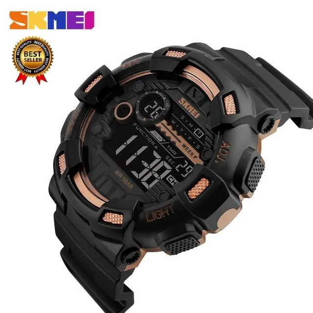 (100% Genuine) SKMEI 1243 Men's Sports Watch 50 Meter Waterproof ...