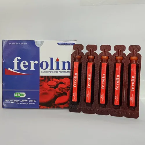FEROLIN - Bổ sung Sắt và Vitamin B12 cùng với Inulin chống táo bón cho ...
