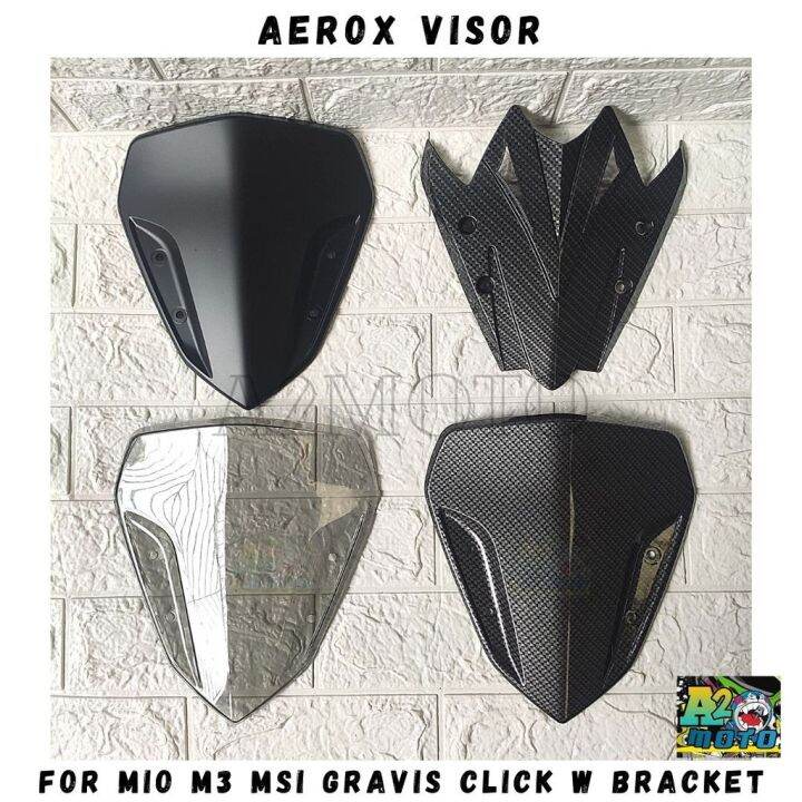 Yamaha Aerox 2021 v2 v1 Visor Windshield accessories♠ | Lazada PH
