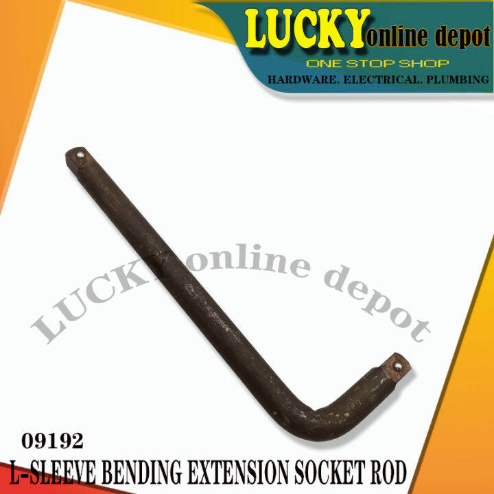 09192 L-SLEEVE 3/4 BLACK BENDING EXTENSION SOCKET ROD | Lazada PH
