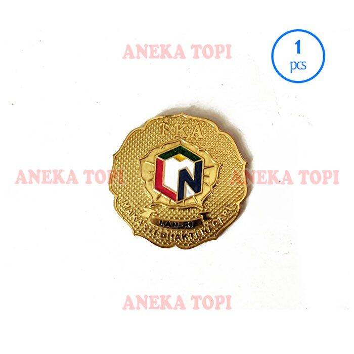 Lencana Logo Lembaga Administrasi Negara Pin LAN RI PKA - Aneka Topi ...