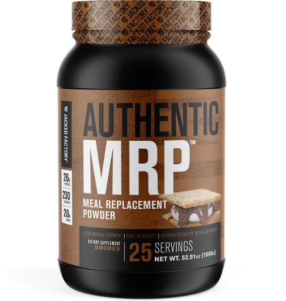 Jacked Factory Authentic MRP - Meal Replacement powder Smores 25 ...