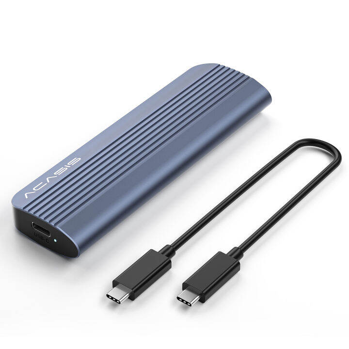 Acasis M.2 NVMe/SATA 10Gbps Tool-Free Type-C SSD Enclosure Adapter ...