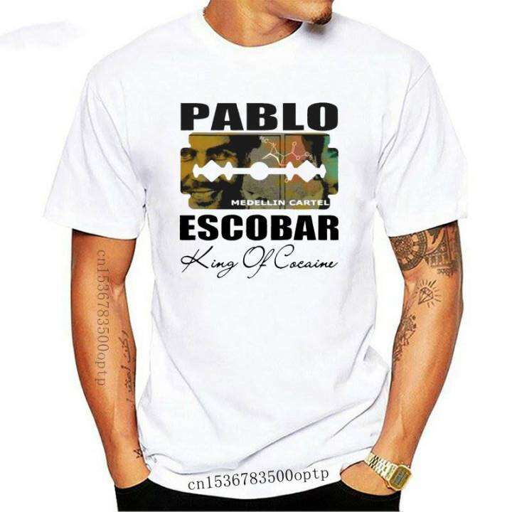 New HOT deals Pablo Escobar T-Shirt Medellin Cartel King of Plato A ... New HOT deals Pablo Escobar T-Shirt Medellin Cartel King of Plato A ...