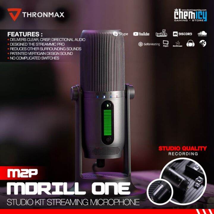 Thronmax Mdrill One M2P Studio Kit Streaming Microphone | Lazada Indonesia