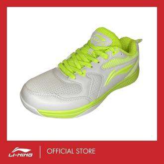 LI-NING Ultra IV Men's / Women's Badminton Shoes White Lime AYTS 079 2 ...