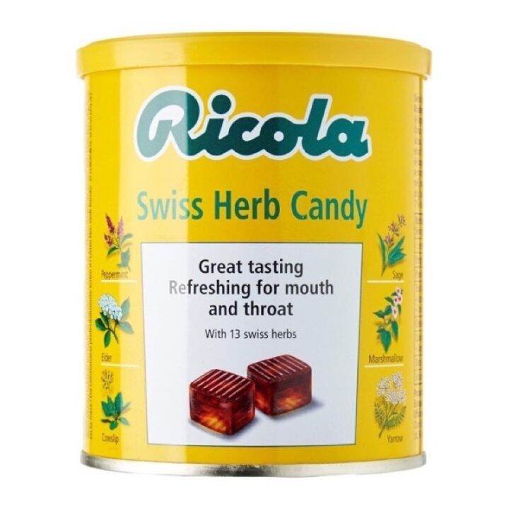 Ricola Swiss Herb Candy Ricola Herbal Flavored Candy 100 tablets ...