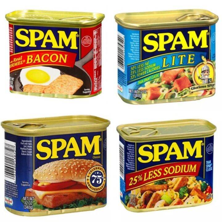 X7ckUDIE Spam Luncheon Meat Classic Bacon Lite Less Sodium SEOUL ASIA ...