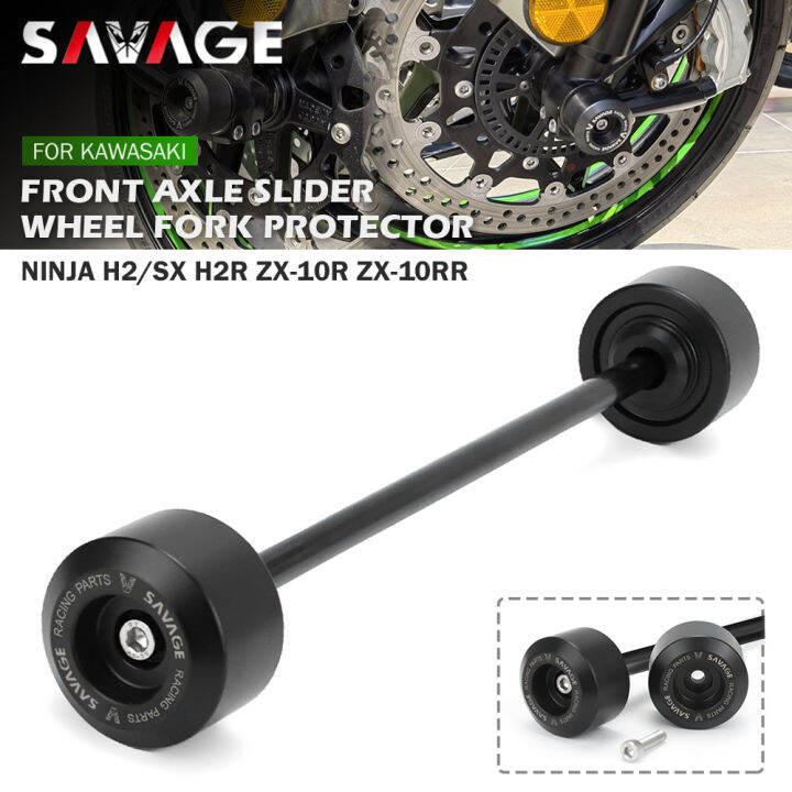 For KAWASAKI NINJA H2/SX/R ZX10R ZX10RR Front Axle Slider Motorcycle ...