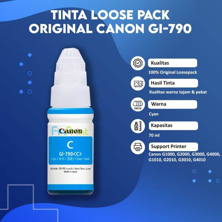 Tinta Refill Loose Pack Original Canon G1010 G2010 G3010 G4010 G4000 ...